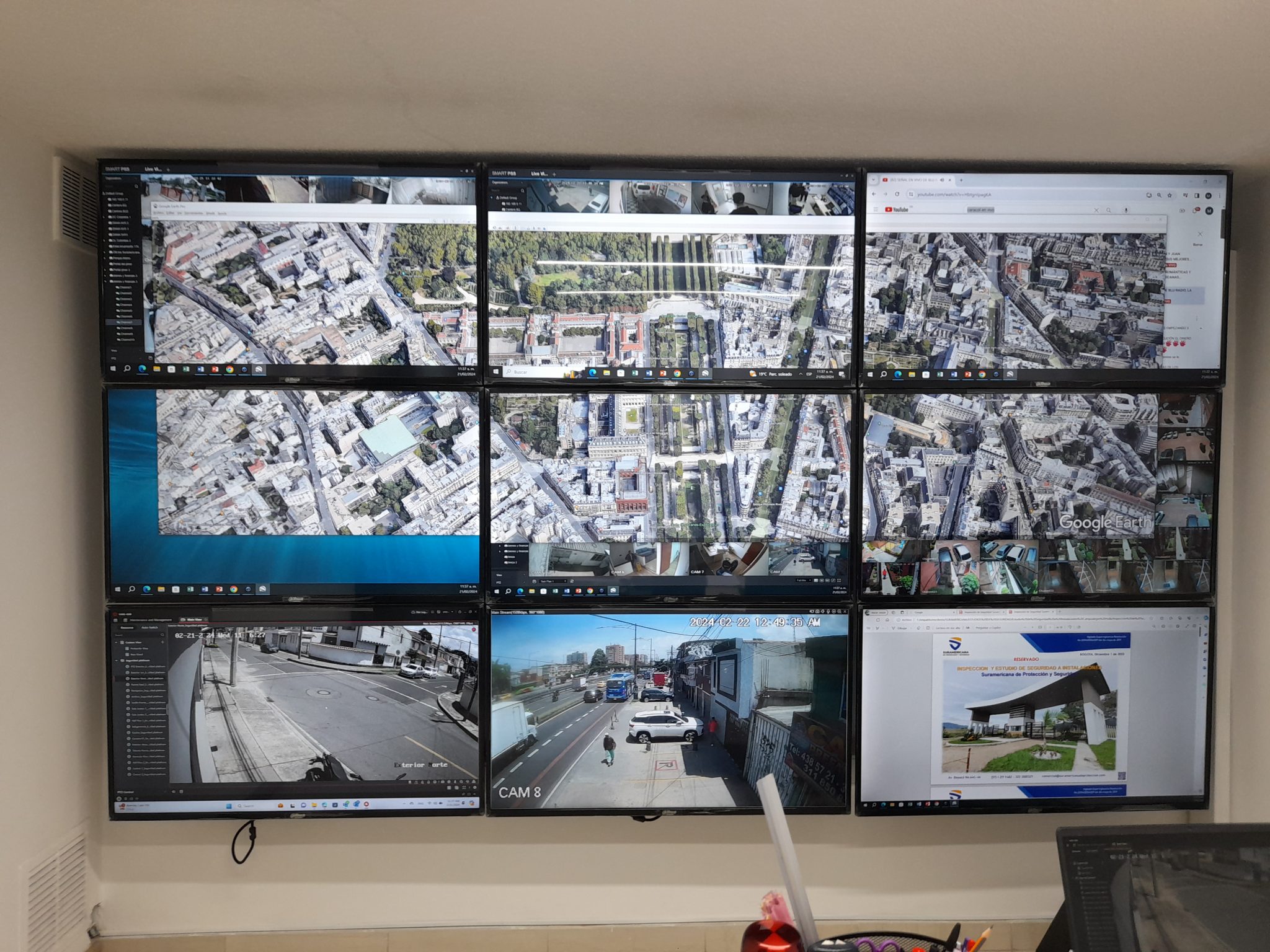 Centro de monitoreo C4 - Suramericana de Protección y Seguridad